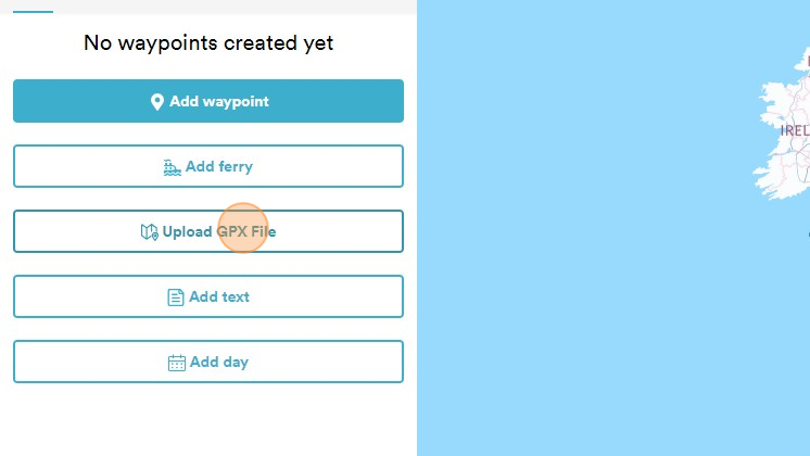 How to create a route with an existing GPX file. – FREEONTOUR